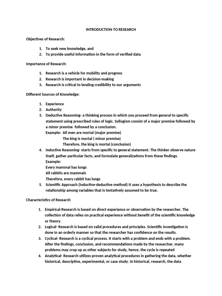 Essential Guide to Research Fundamentals | PDF | Logic | Methodology