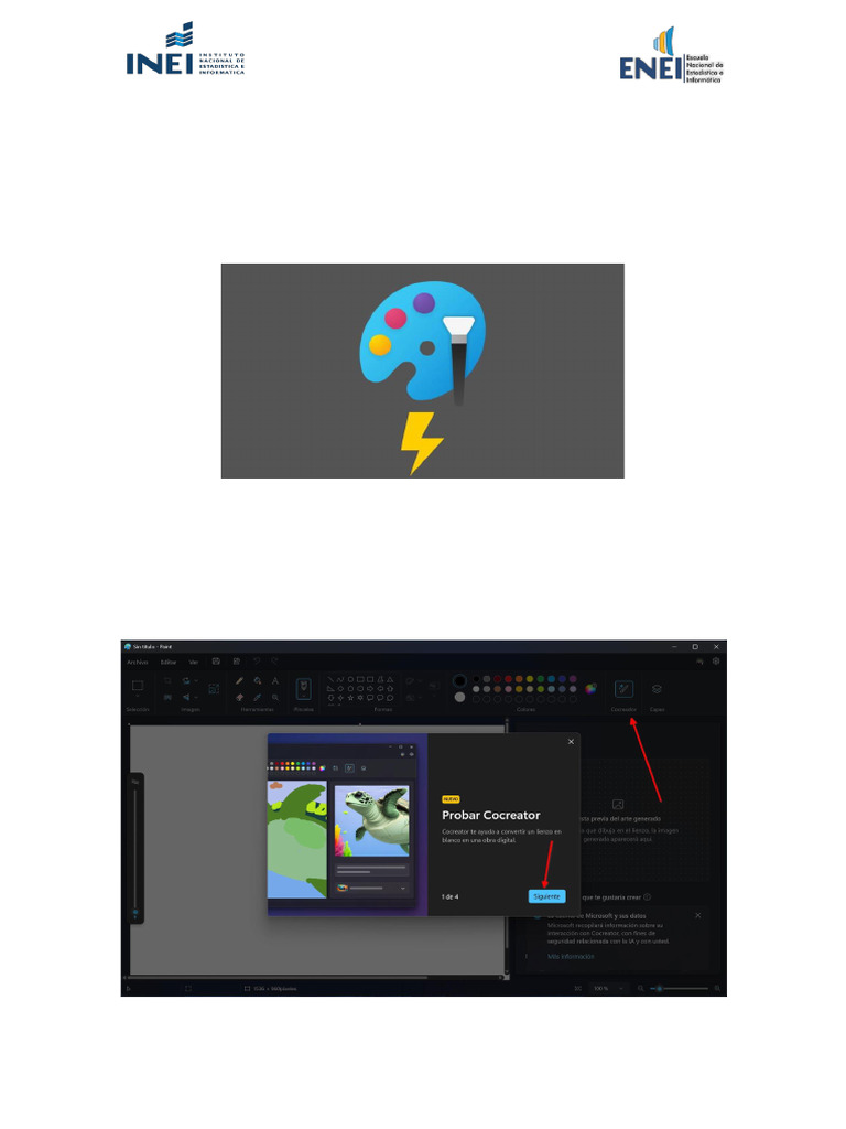 Paint IA en Windows 11: Guía Cocreador | PDF | Inteligencia artificial ...