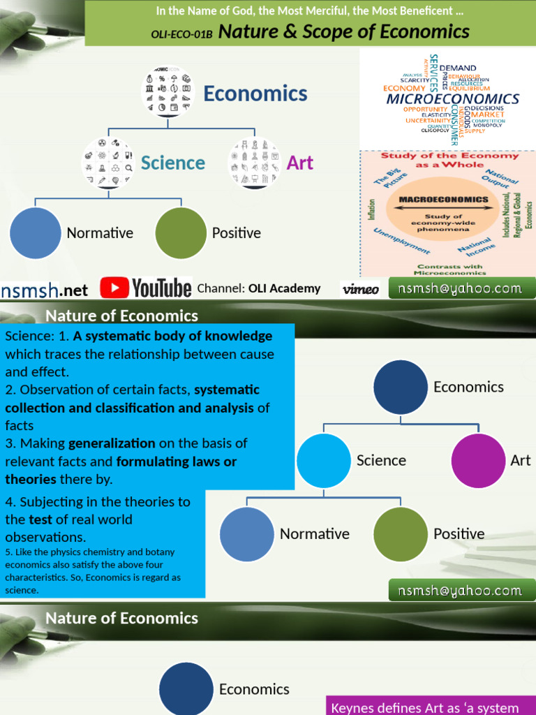 oldnsmsh-OLI-ECO-01B-Nature & Scope of Economics | PDF | Economics ...
