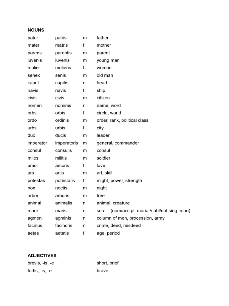 word list 5 | PDF | Language Families | Linguistic Typology