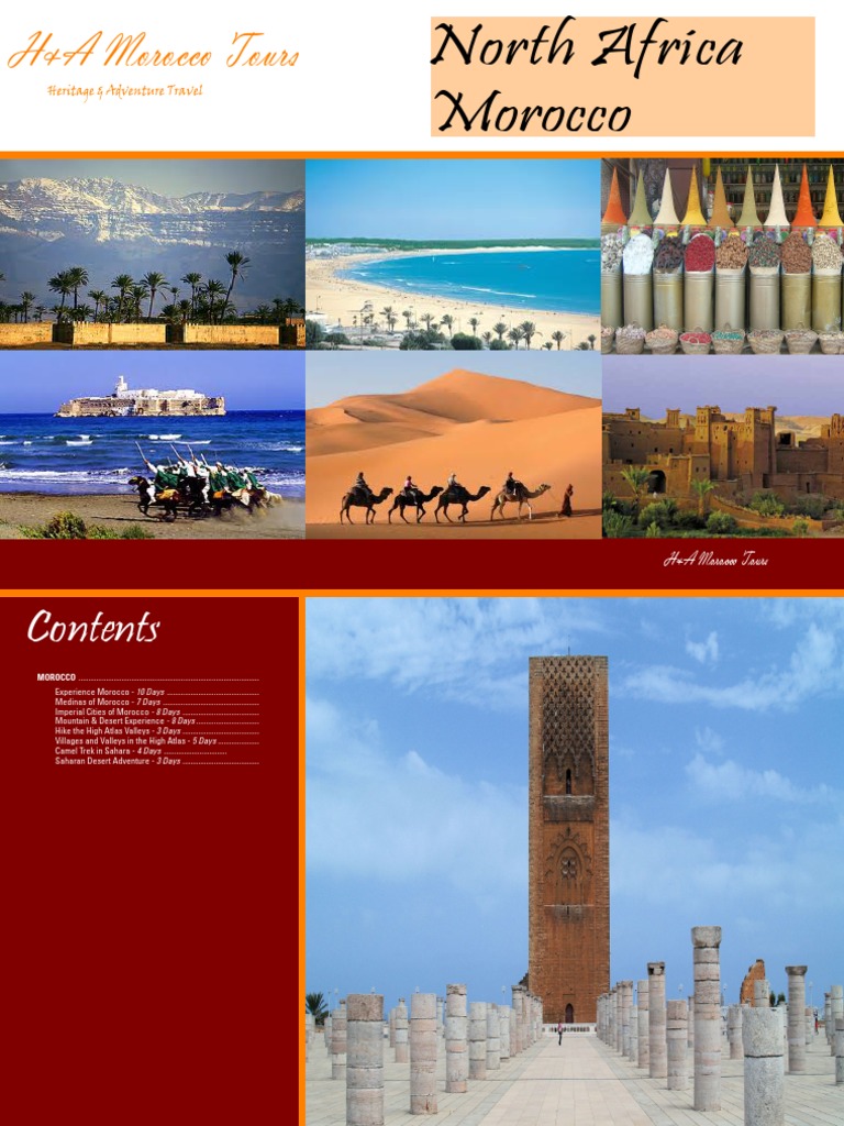 H&a Morocco Tours Brochure | PDF | Morocco | Casablanca