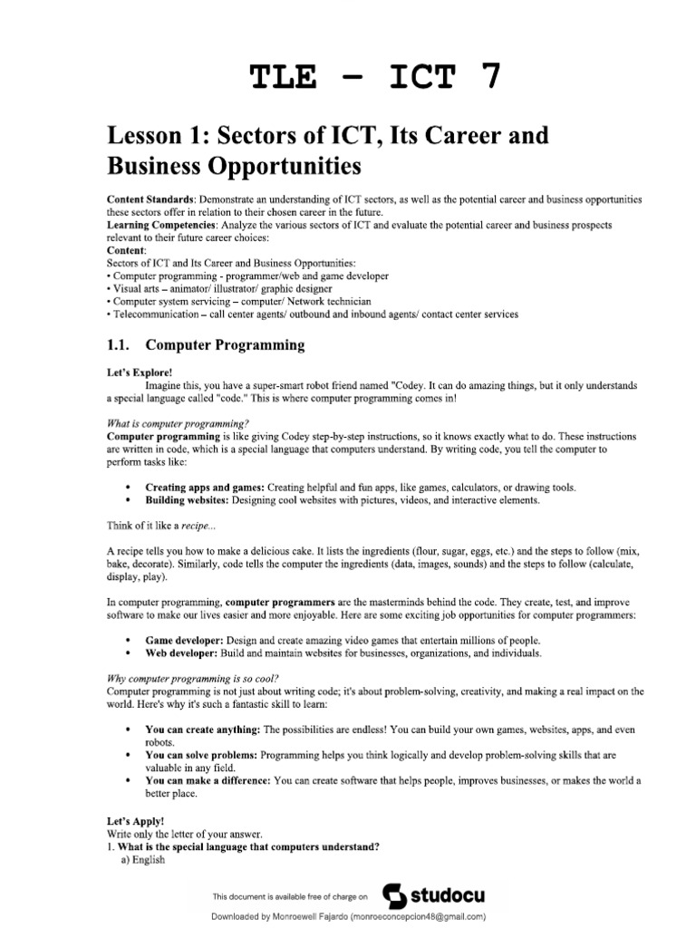 Ict Module Full | PDF