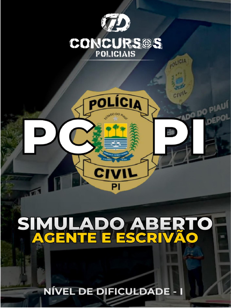 Gabarito Comentado - Simulado Aberto Pcpi - GD Concursos | PDF | Armazenamento de dados de ...