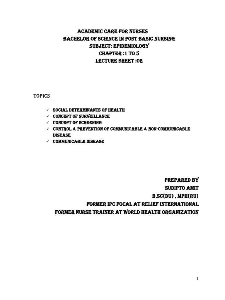 EPIDEMIOLOGY 2ND LEC 100 pc | PDF | Influenza | Measles