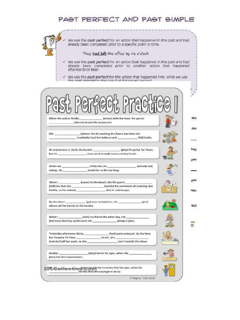 Pasado Simple y Pasado Perfecto | PDF