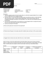 Carrot Osmosis Experiment Procedure | PDF | Cooking, Food & Wine