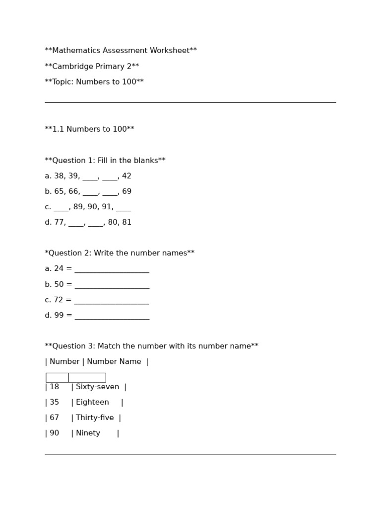 Maths Unit 1 | PDF