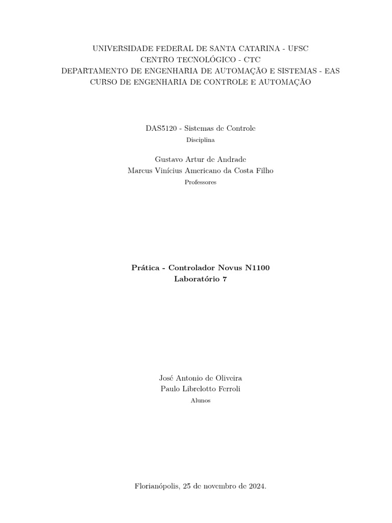 Controle PID com Novus N1100 em Aquecimento | PDF