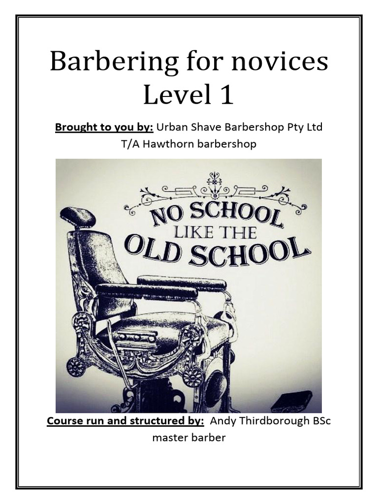 Beginners Barbering Course | PDF | Hairstyle | Hair