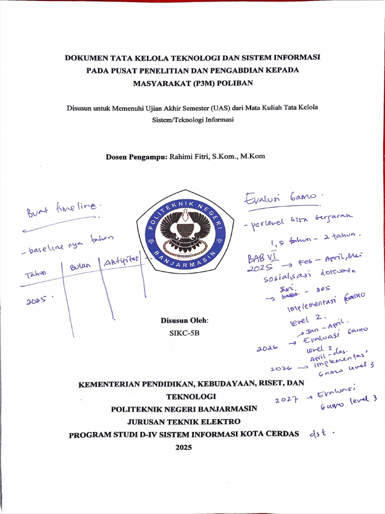 Revisi Dokumen Tata Kelola SIKC 5B | PDF