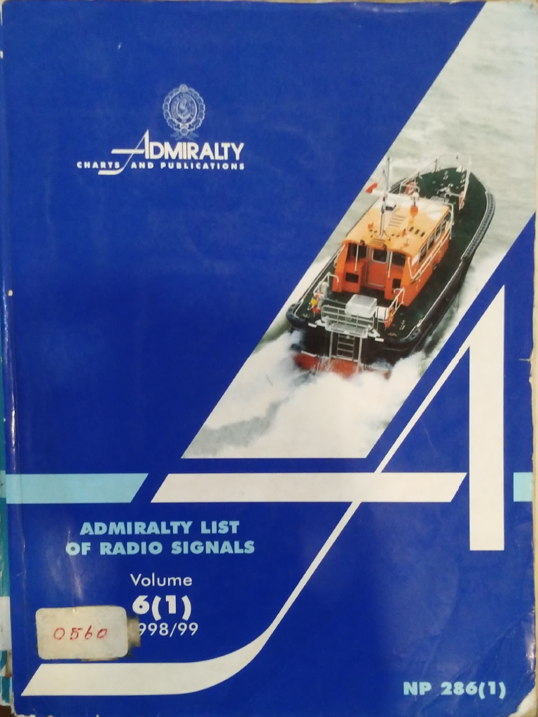 Admiralty Radio Signals Volume 6 | PDF