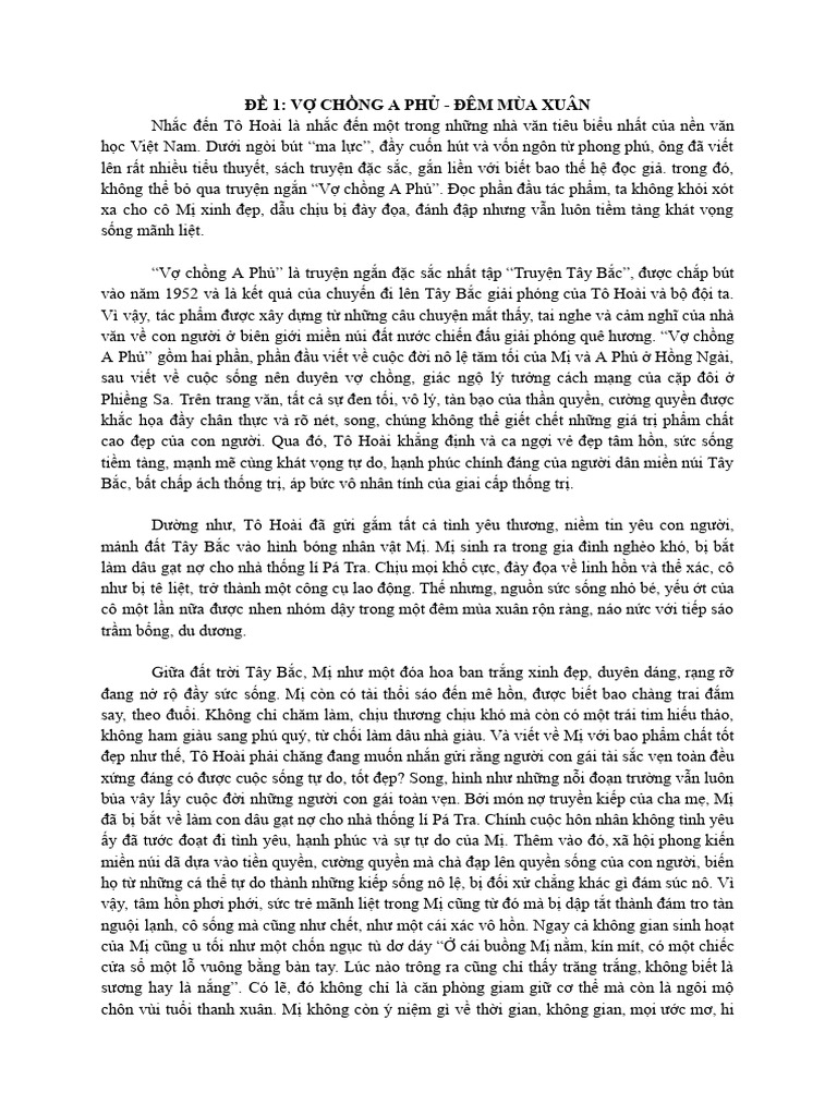 V CH NG A PH - Đêm Mùa Xuân | PDF