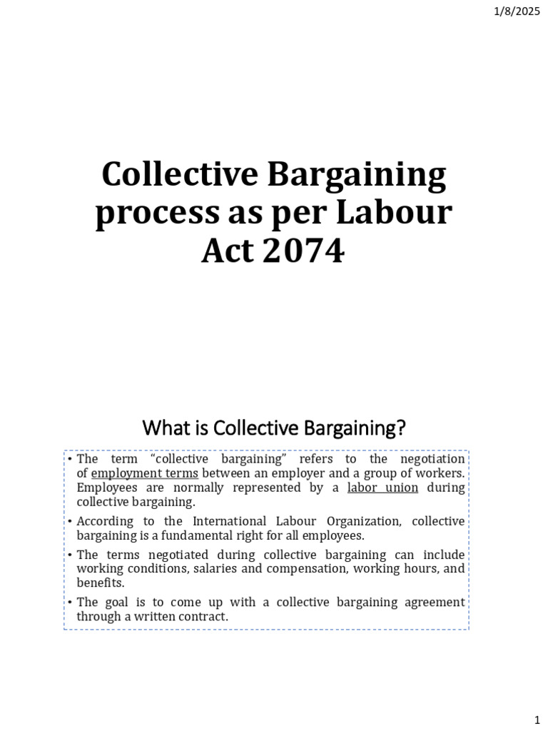 Collective Bargaining | PDF | Collective Bargaining | Trade Union