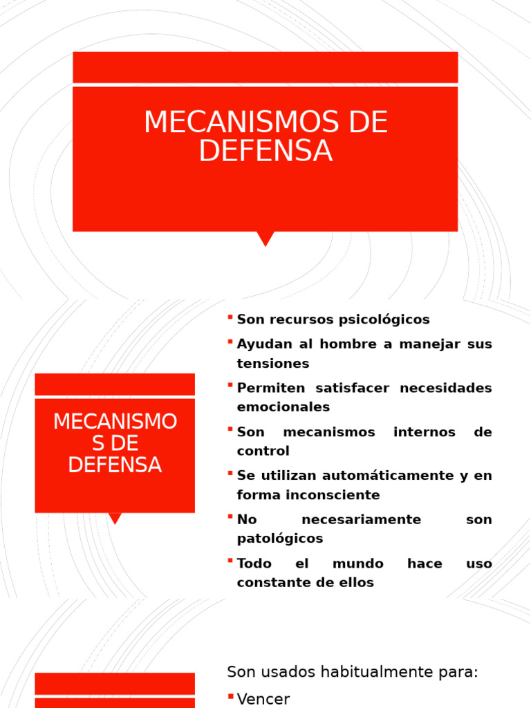 Mecanismos de Defensas | PDF | Pensamiento | Mente