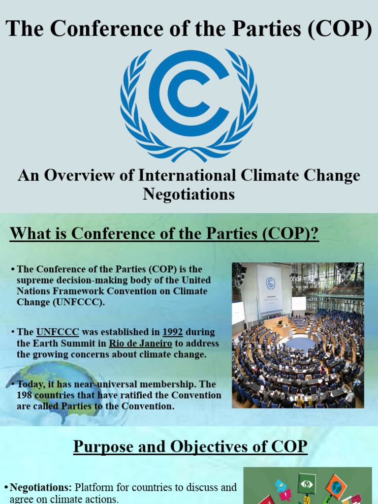 Overview of COP and Climate Agreements | PDF | Kyoto Protocol | United ...