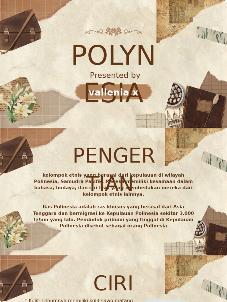 Brown Beige Vintage Scrapbook Ripped Paper History Project Presentation ...