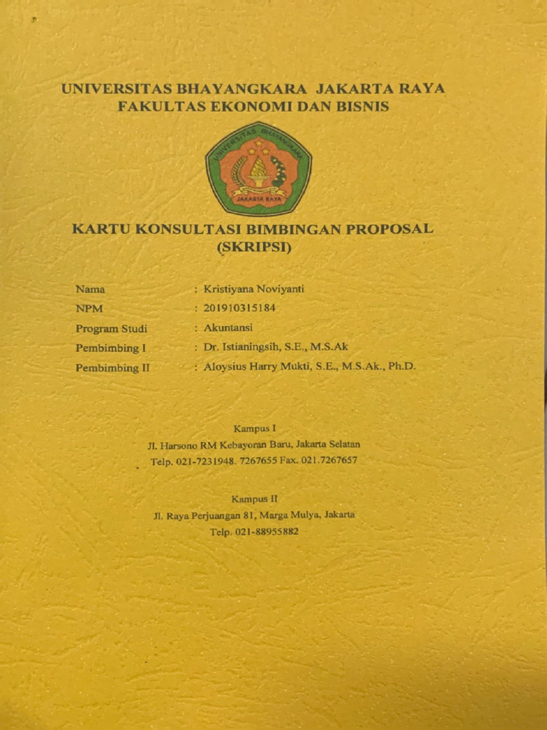Buku Bibingan Proposal | PDF