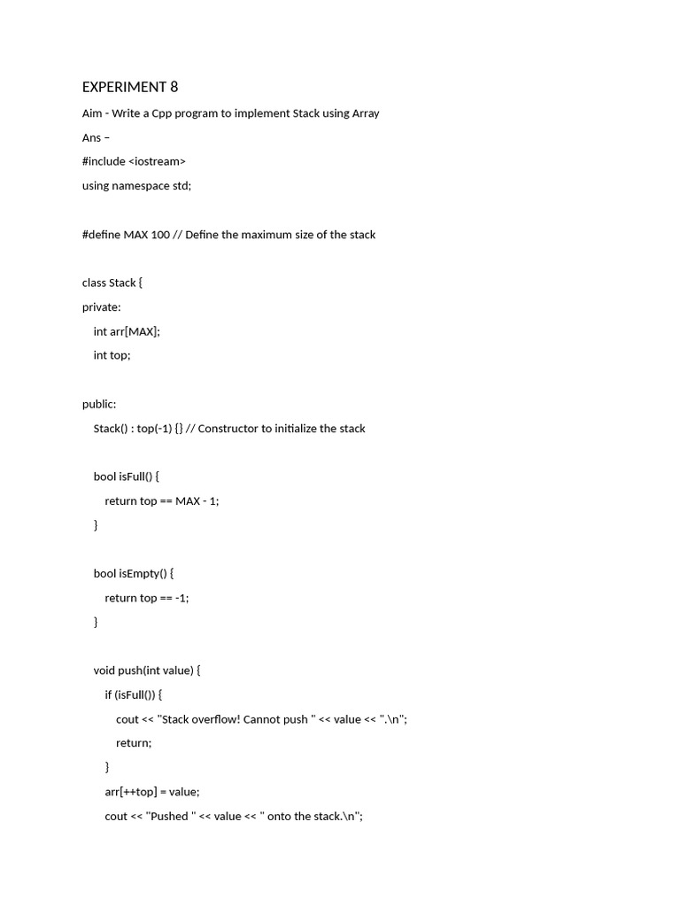 Experiment 8 | PDF | Queue (Abstract Data Type) | Pointer (Computer Programming)