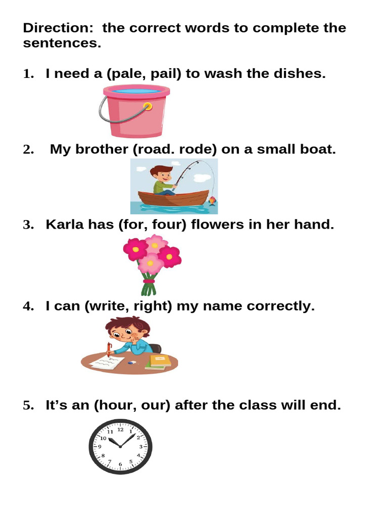 Word Choice Exercises for Students | PDF