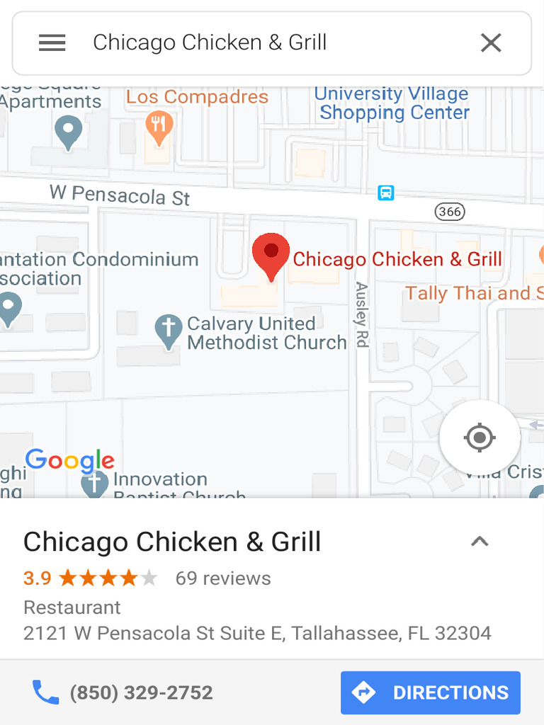 Chicago Chicken & Grill - Google Maps | PDF