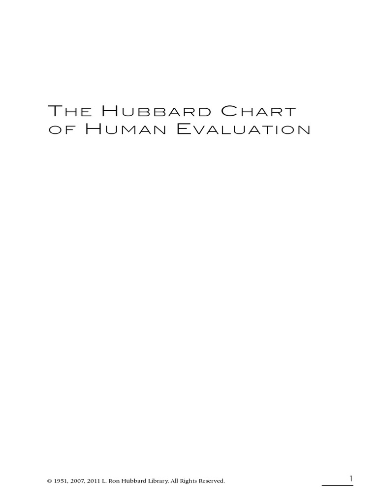 Hubbard Tone Scale Evaluation Guide | PDF | Courage | Disgust
