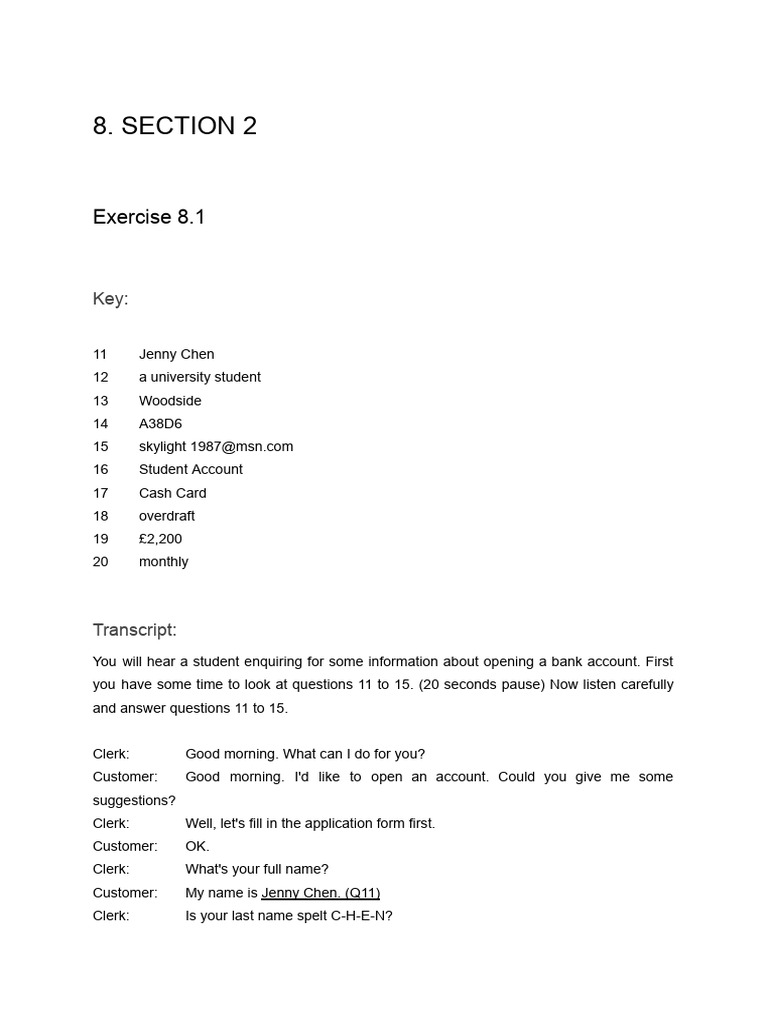 KEY & SCRIPT SECTION 2 | PDF | General Practitioner | Insurance