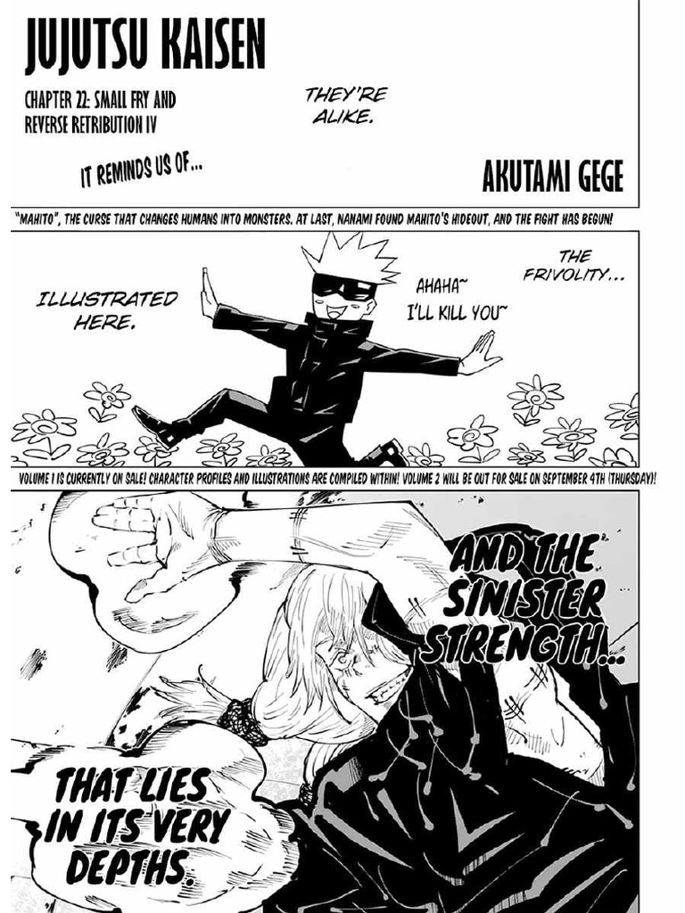 Jujutsu Kaisen Chapter 22 | PDF