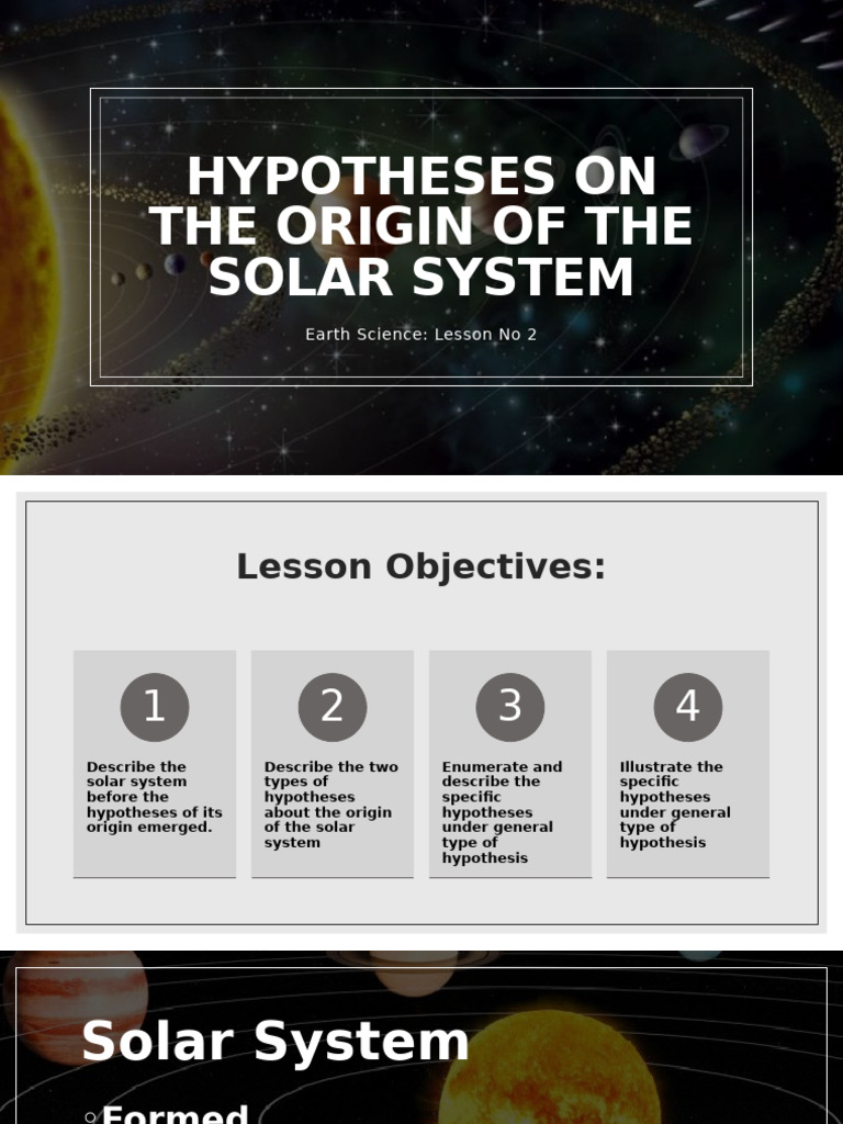 Solar System Origin Hypotheses Explained | PDF | Solar System | Planets