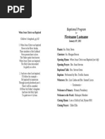 Baptism Program Template | PDF | Baptism | The Church Of Jesus Christ ...
