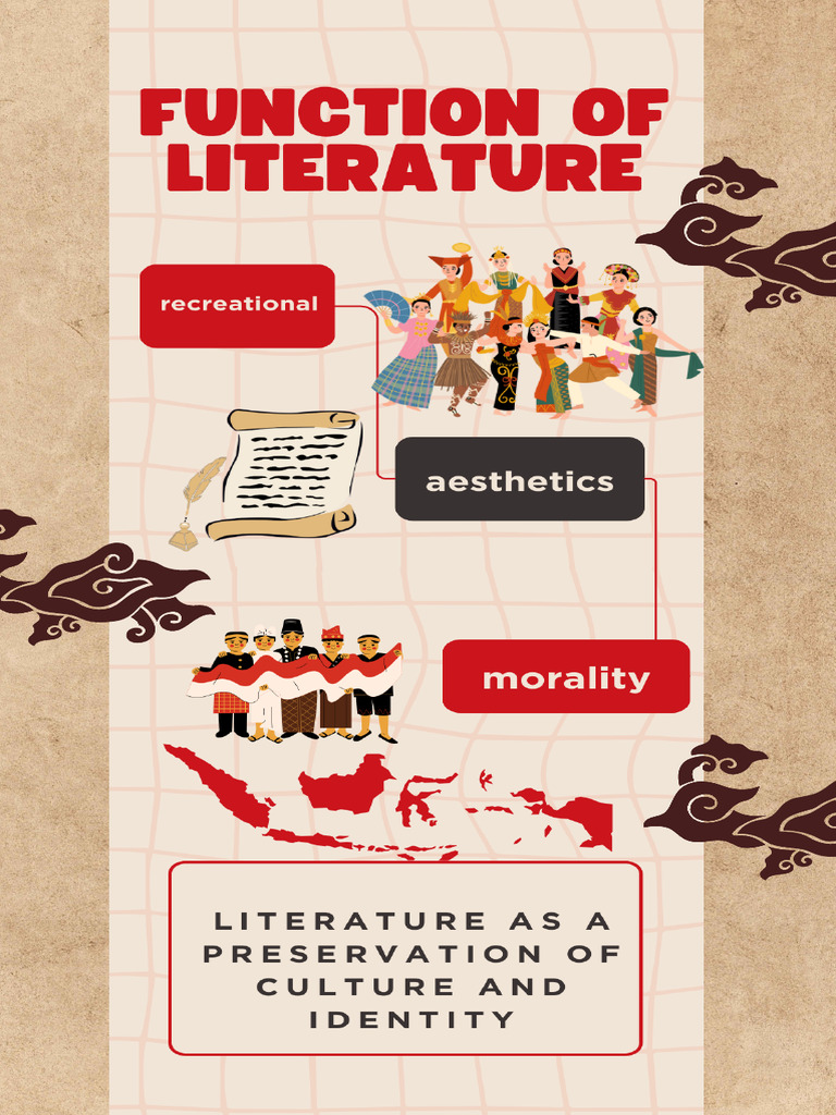 Group 1 Infografis Function of Literature | PDF