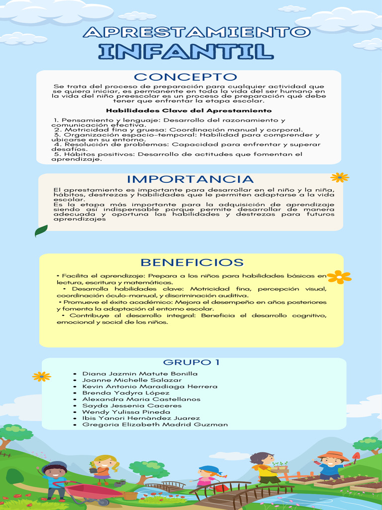 Aprestamiento Infantil g1 (1) | PDF