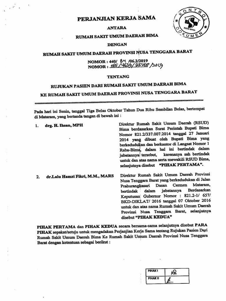 Mou Rsup NTB | PDF
