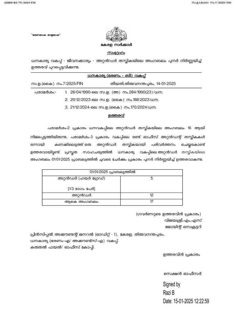 GO(Ms)No7-2025-FinDated14-01-2025_5 | PDF