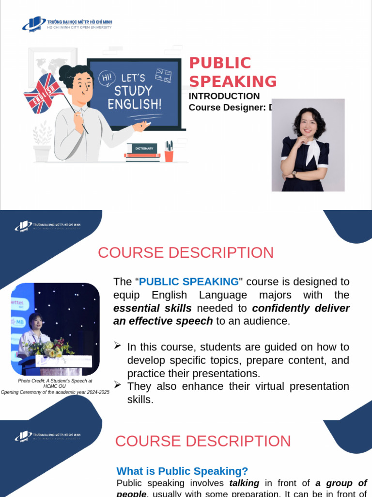 Essential Public Speaking Course Guide | PDF | Public Speaking | Human Communication