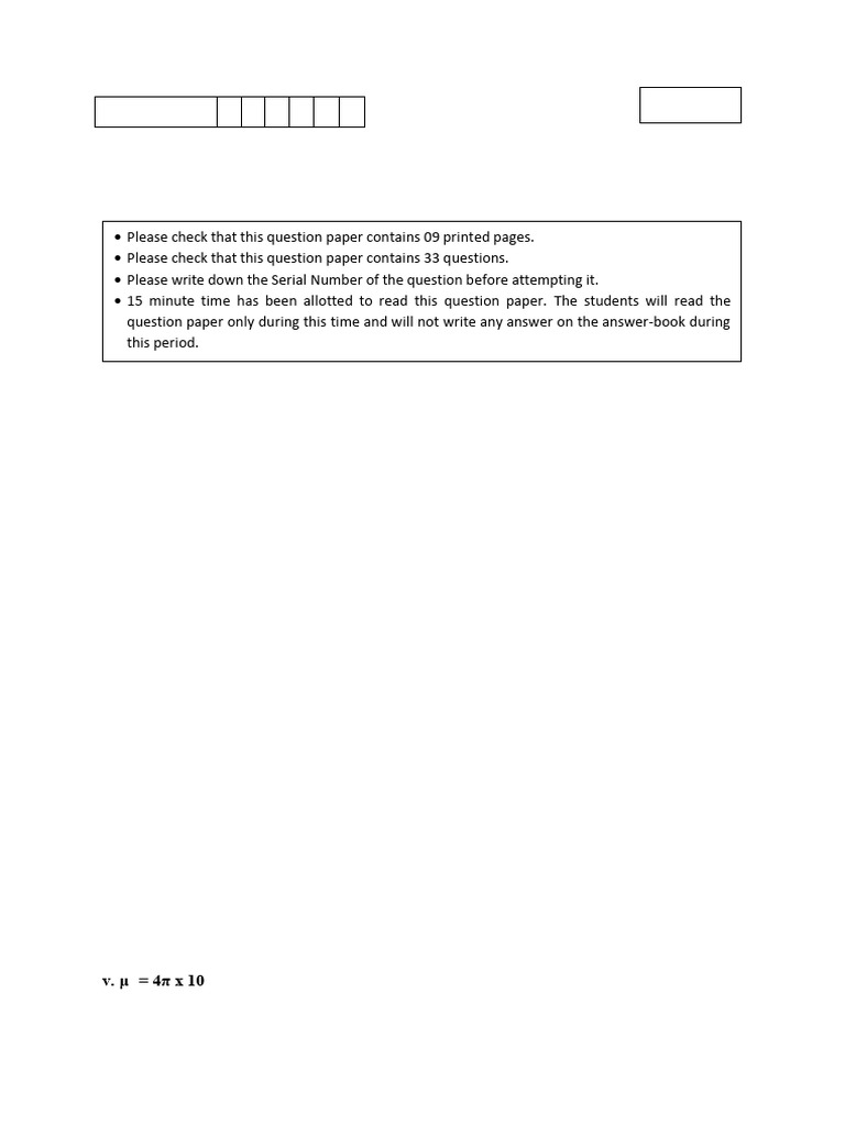 Sahodaya Pre Board SET-1-Physics | PDF | Atomic Nucleus | Electron
