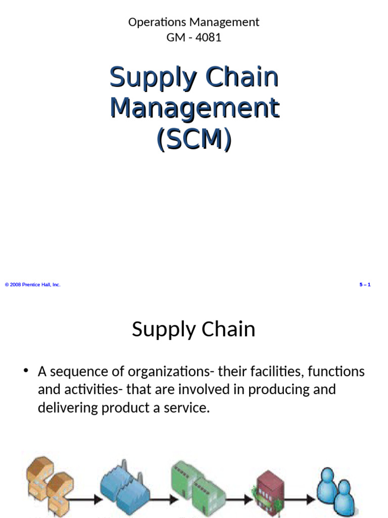 W 15 - Supply Chain Management | PDF | Supply Chain Management | Supply Chain