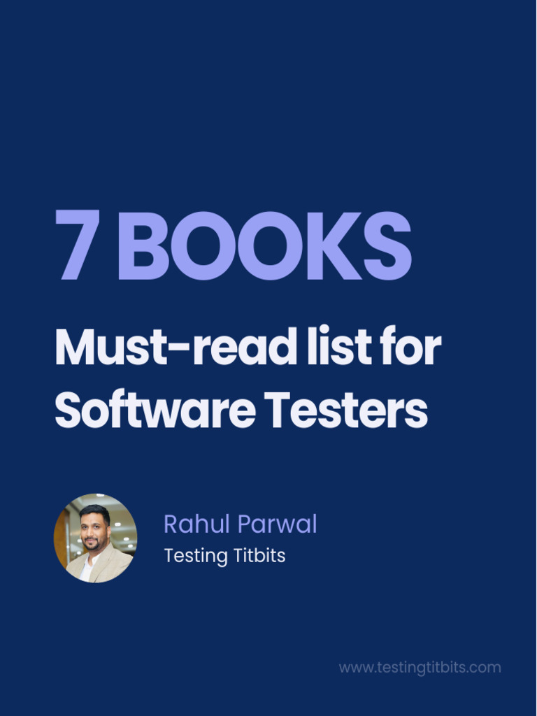 Must Read Book For Testers | PDF