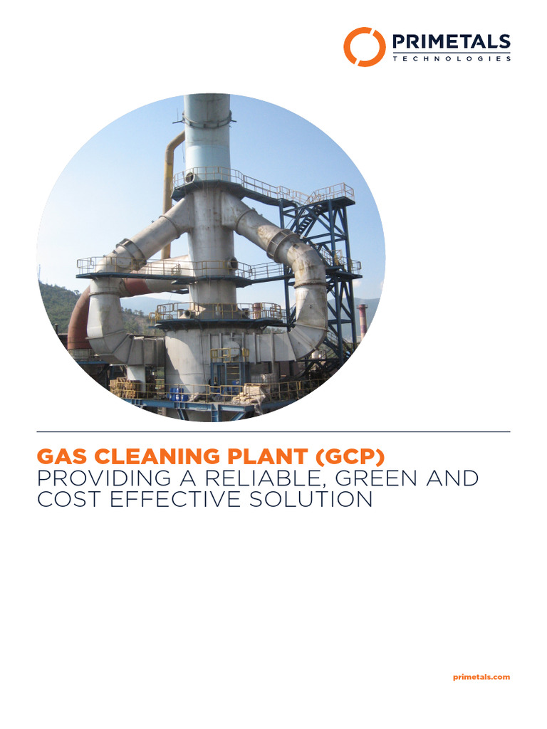 Gas Cleaning Plant GCP 01 | PDF | Steelmaking | Secondary Sector Of The ...