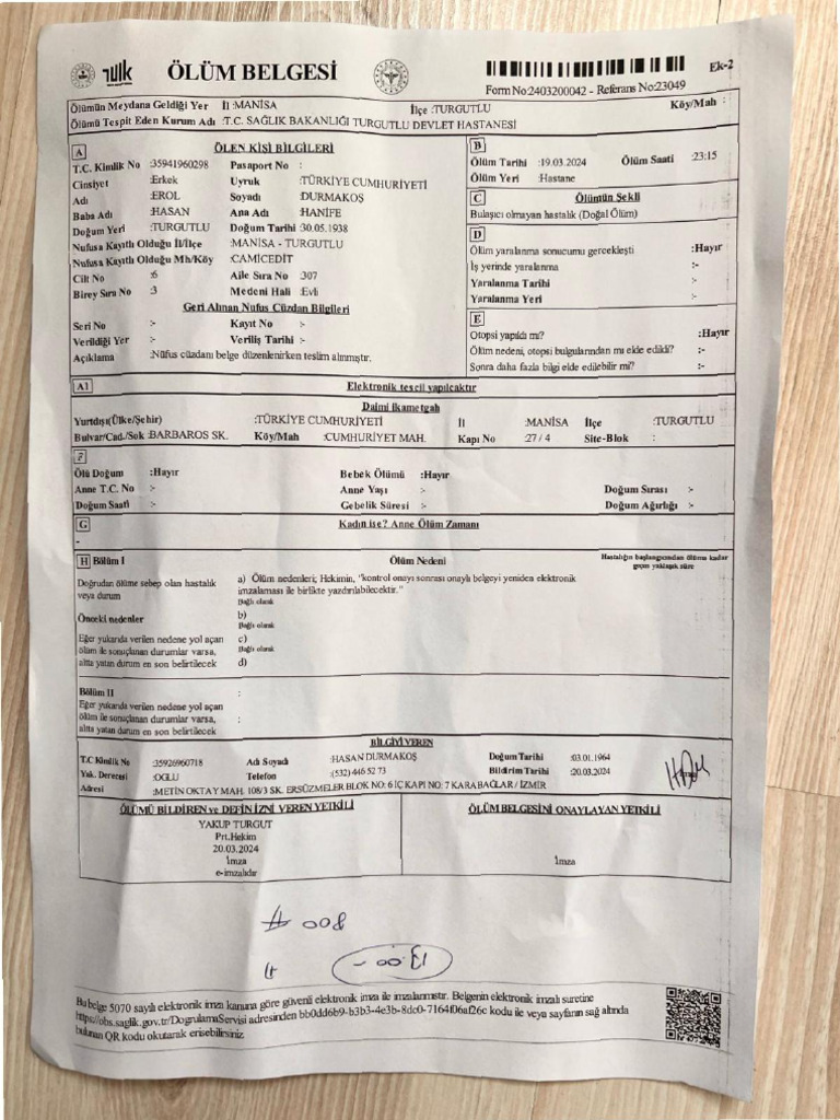 Olum Belgesi Gondermeme Ragmen Turk Hava Yollari Ucreti Iade Etmedi 1 | PDF