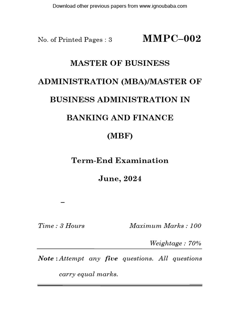 MMPC-002 Jun 2024 | PDF