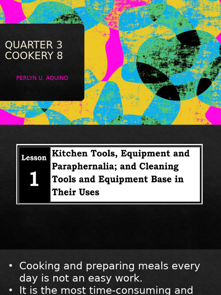 Kitchen Tools and Equipment Overview | PDF