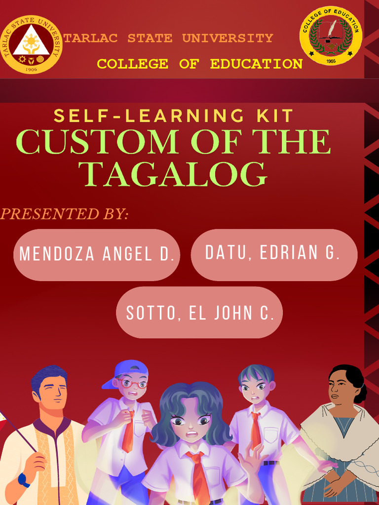 Custom of The Tagalog by Juan de Plasencia Self-Learning Kit - 20241217 - 092733 - 0000 | PDF ...