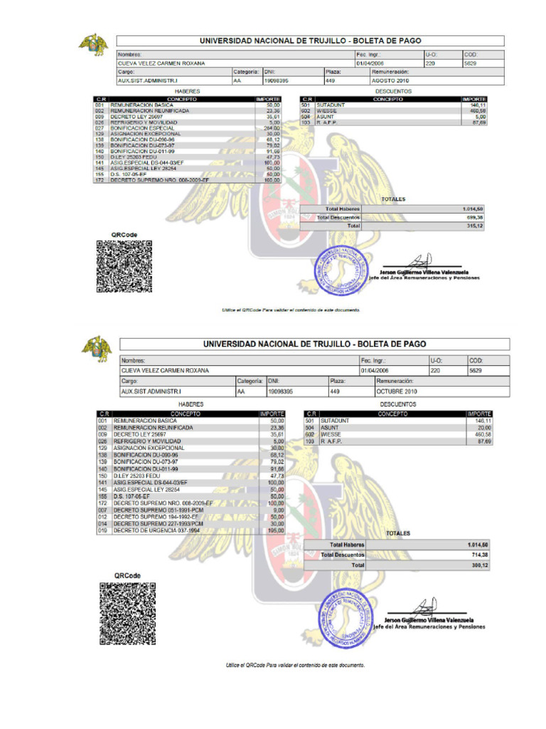 Boletas Roxana | PDF