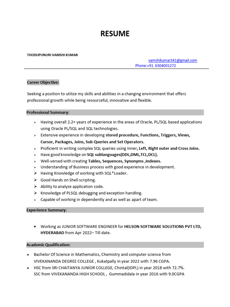 vamshi .net | PDF | Pl/Sql | Sql