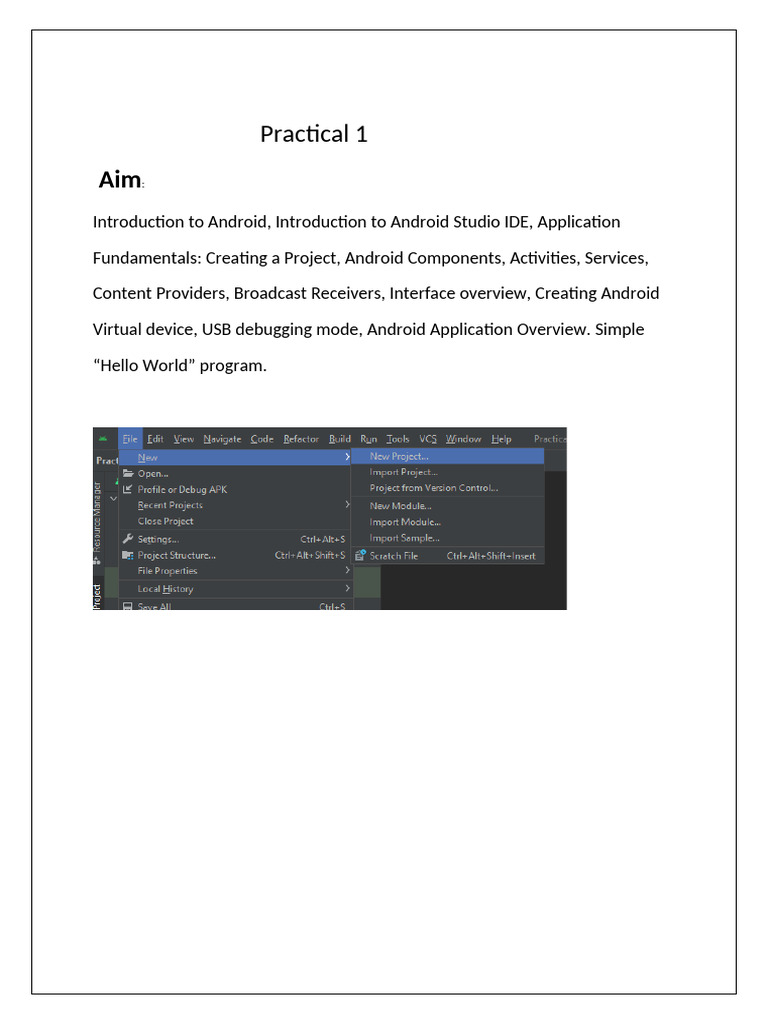 Android Development Basics Guide | PDF