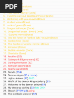 Comprehensive Anime List A-Z | PDF