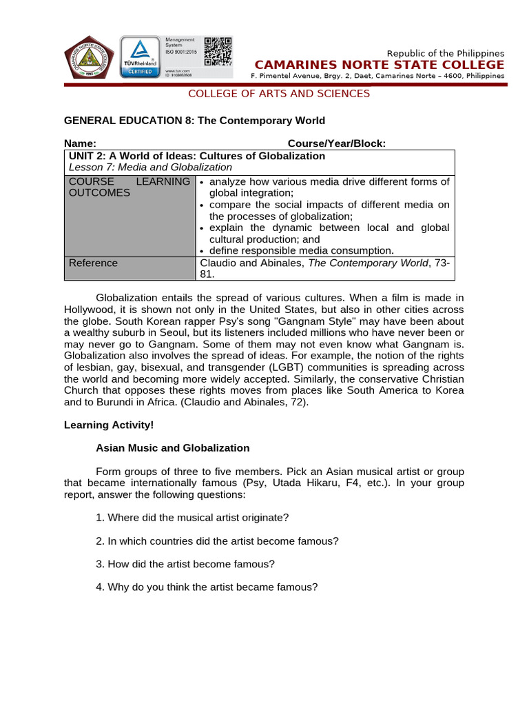 Learning Task 7 | PDF
