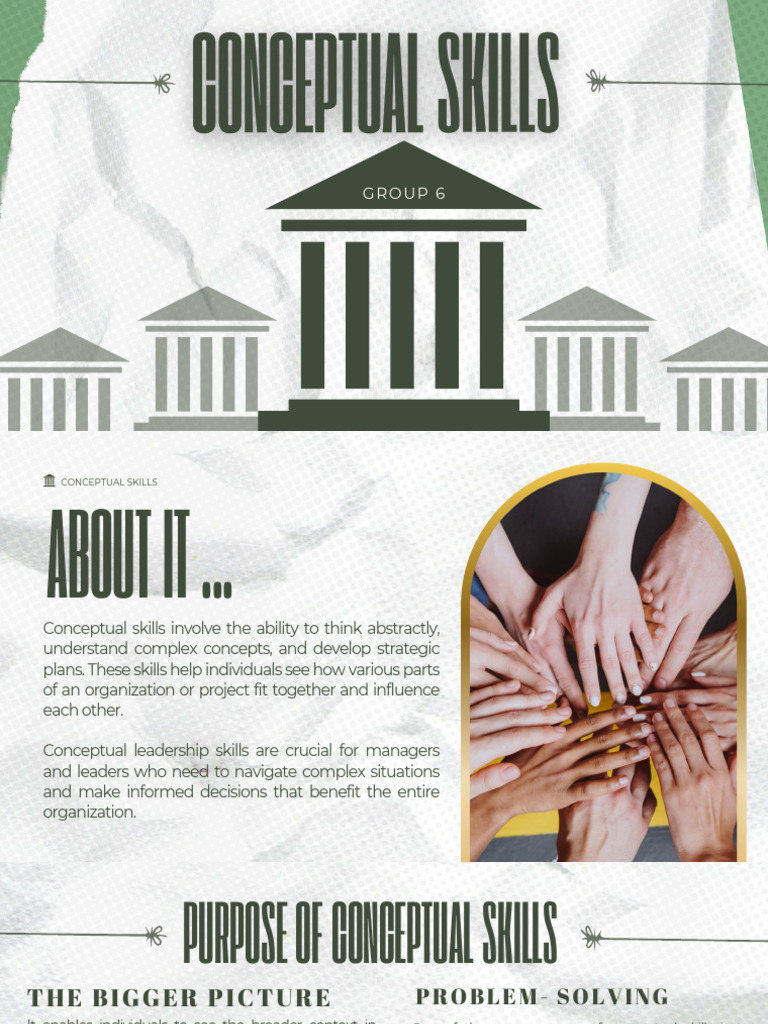 GROUP 6- Conceptual Skills | PDF | Skill | Cognition