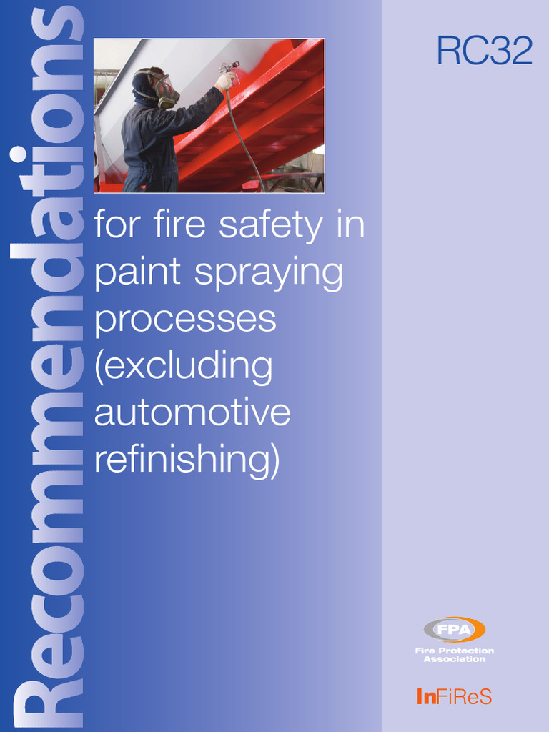 RC32 Recommendations For Fire Safety in Paint Spraying Processes (Ex ...