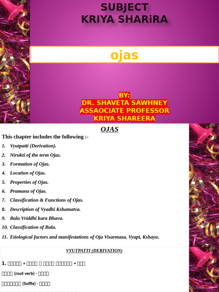 ojas | PDF